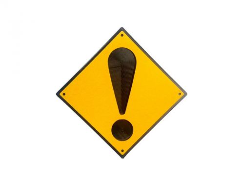 Hazard! Sign - Gate Plates
